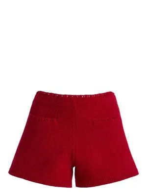 Posse Harlan Knit Mni Shorts - Red