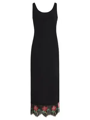 Posse Exclusive Rosanna Embellished Crepe Maxi Dress - Black