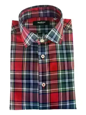 BALDININI Tartan-check Shirt - Red