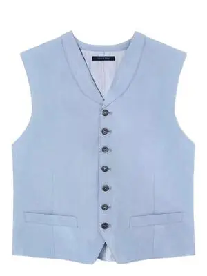 Giorgio Armani Shawl-lapel Waistcoat - Blue