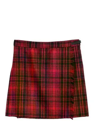 Woolrich Check Flannel Skirt - Red