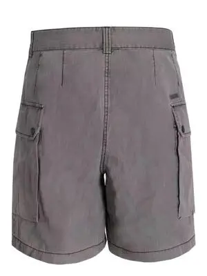 Armani Exchange Cotton Cargo Shorts - Grey