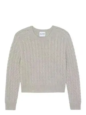 KUJTEN Caroline Cable Oat Sweater