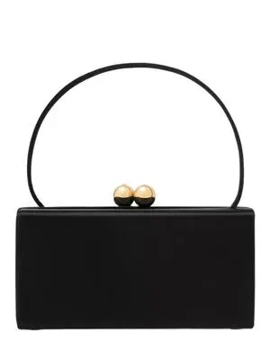 Carolina Herrera Mimi Satin Top-handle Bag - Black