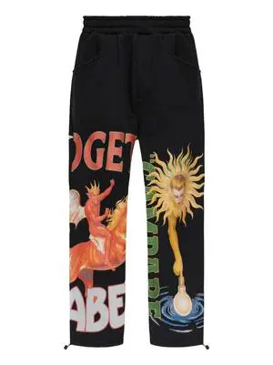 PDF Graphic-print Sweatpants - Multi