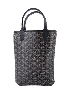 Goyard Poitiers Tote Coated Canvas - Black