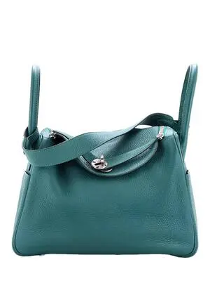 Hermès 30 Lindy Bag Clemence Green