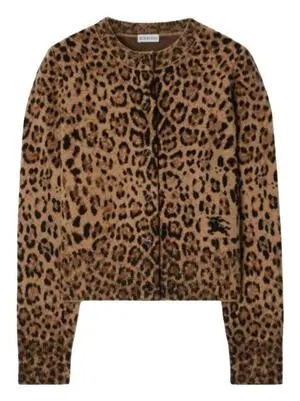 BURBERRY Burberry Logo Detailed Knitted Cardigan