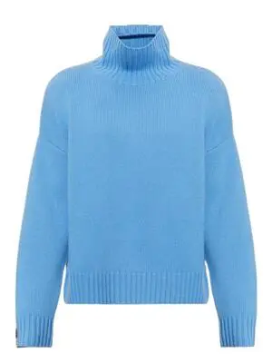 LISA YANG Olai Turtleneck Knitted Sweater - Blue
