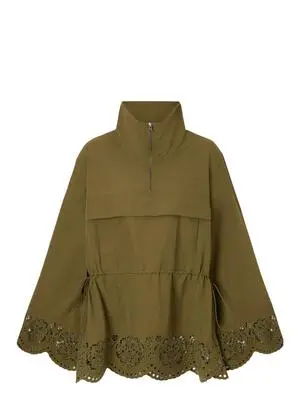Sea Trimmed Shell Jacket - No