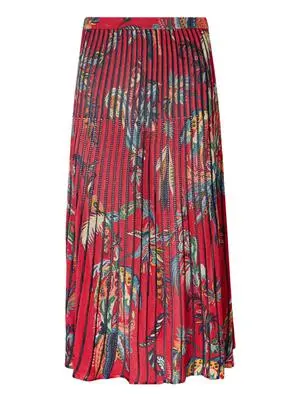 Etro Floral And Paisley-print Knitted Midi Skirt - No