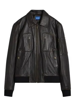 LARRIET Pepe Leather Jacket - Umber