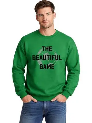 SIMPLY SAGE MARKET The Beautiful Game Varsity Sweatshirt - Grass