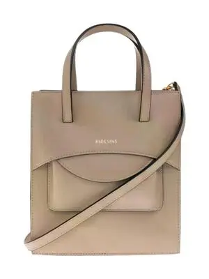 HIDESINS Medium Pocket Logo-print Tote Bag Neutrals