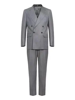 FRANZESE COLLECTION Pinstripe Double-breasted Suit