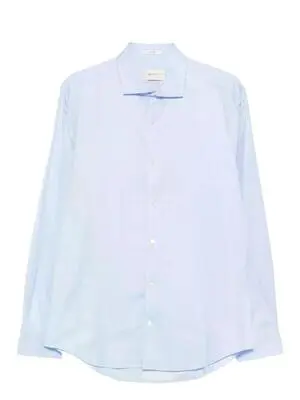 Gant Slim-fit Twill Shirt - Blue