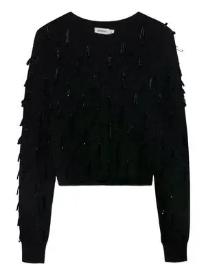 Simkhai Myra Safety-pin Sweater - Black