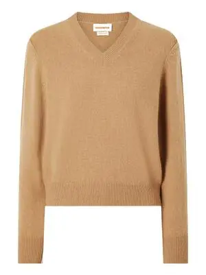 Daughter V-neck Wool Knit Sweater - No
