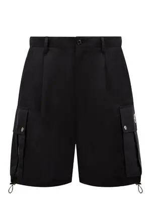 Moncler Cargo Bermuda Shorts - Black