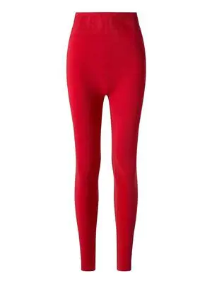 Perfect Moment Seamless Thermal Leggings - Red