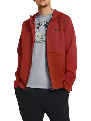 Under Armour Unstoppable Fleece Zip-up Hoodie - Red