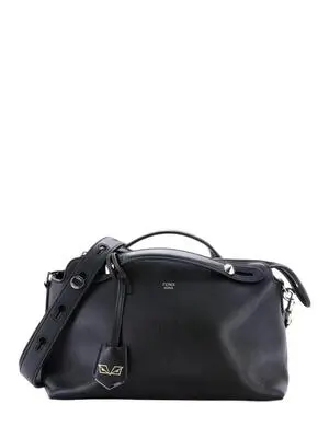 Fendi Monster The Way Leather Small Satchel - Black