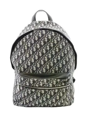 Dior 2000-2026 Oblique Canvas Rider Backpack - Blue