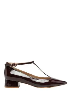 ALMA EN PENA T-bar Pointed-toe Pumps - Red