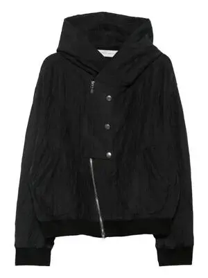 INDIVIDUAL SENTIMENTS Crinkled-finish Hooded Jacket