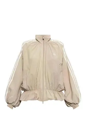 Adidas Ruffled Zip-up Jacket - Neutrals