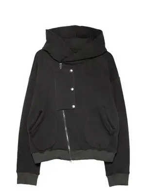 INDIVIDUAL SENTIMENTS Panelled Hooded Jacket - Grey