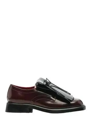 PLAN C Fringe-detail Derby Shoes