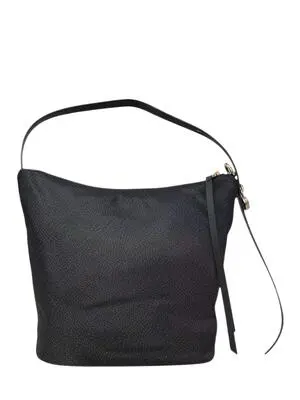 Borbonese Medium Prive O.p. Print Shoulder Bag - Grey