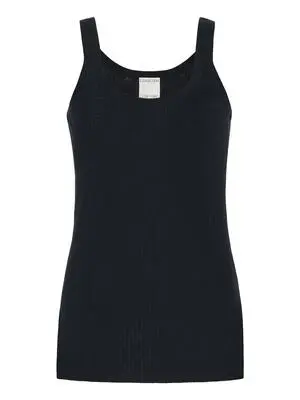 Calvin Klein Zaffiro Scoop-Neck Cotton Tank Top Black