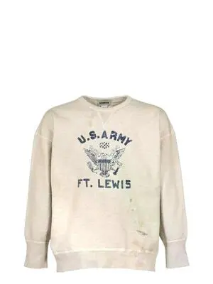 BOW WOW Distressed Graphic-print Sweater - Neutrals