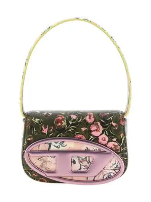 DIESEL® 1dr Floral Print Shoulder Bag With Oval D Logo Fa01