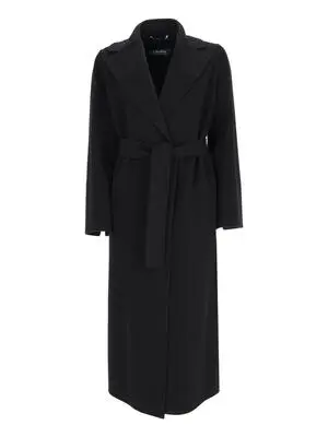 MAX MARA Cappotto A Vestaglia In Drap Di Lana
