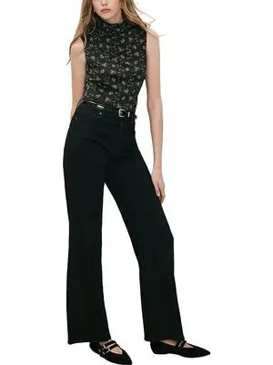 Veronica Beard Mylie Sleeveless Top - Black Multi
