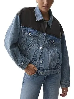 PISTOLA Harley Relaxed Trucker Jacket - Metropolis