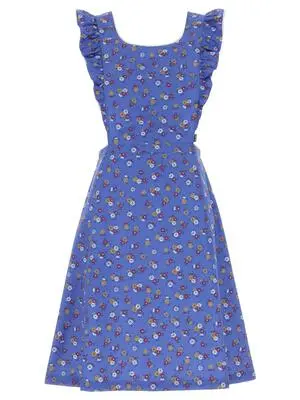 MIU MIU Miu Miu Printed Poplin Mini Dress