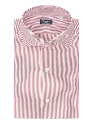 FINAMORE 1925 Finamore 1925 Eduardo Z-Tone Dress Shirt Bordeaux