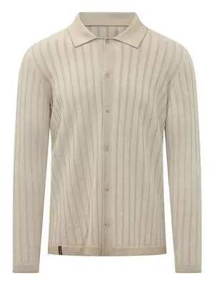 AROVESCIO Arovescio Ribbed Collar Shirt