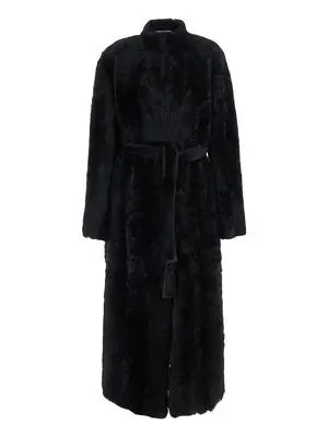 Nour Hammour Wool Button-front Notched Collar Jacket With Side Pockets - Black