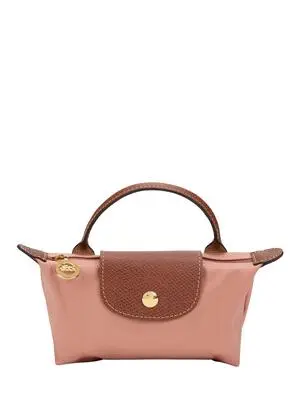 Longchamp Long-handle Mini Pochette Le Pliage Organizer - Pink