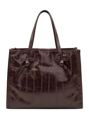 GIANNI CHIARINI Gianni Chiarini Marcella Structured Handbag Antique Ruby