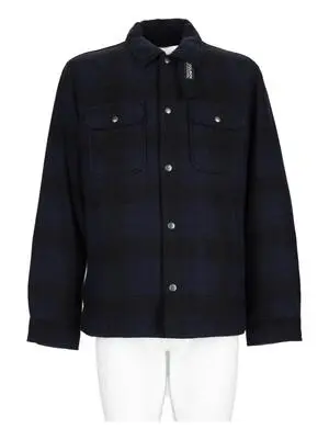 Woolrich Wool Button-up Shirt - Blue