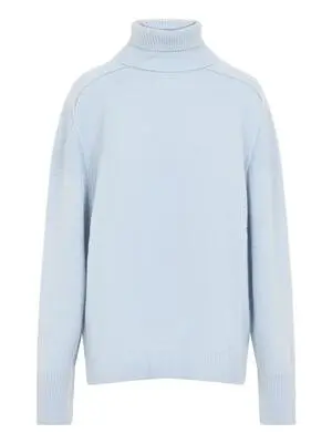 Carven Roll Neck Cashmere Jumper - Blue