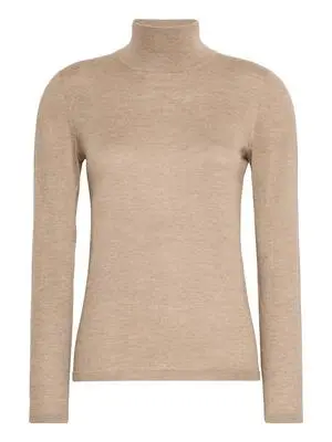 Max Mara Cashmere Rollneck Sweater - Beige