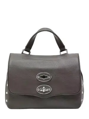 ZANELLATO Mini Postina Studded Tote Bag - Grey