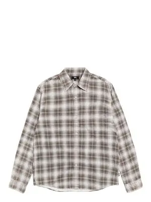 StÜssy Long Sleeve Shirt - Brown